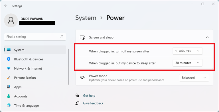 How to Change the Screen Turn off Timeout in Windows 11 - GeekChamp