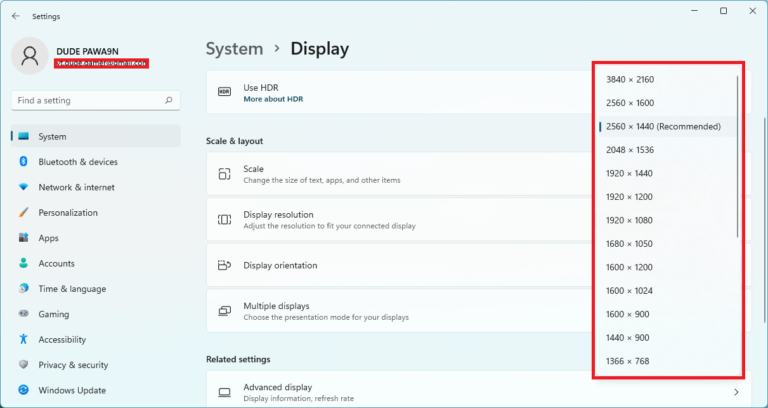 How to Change Screen Resolution in Windows 11 - GeekChamp