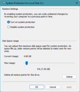 How to Delete System Restore Points in Windows 11 - GeekChamp