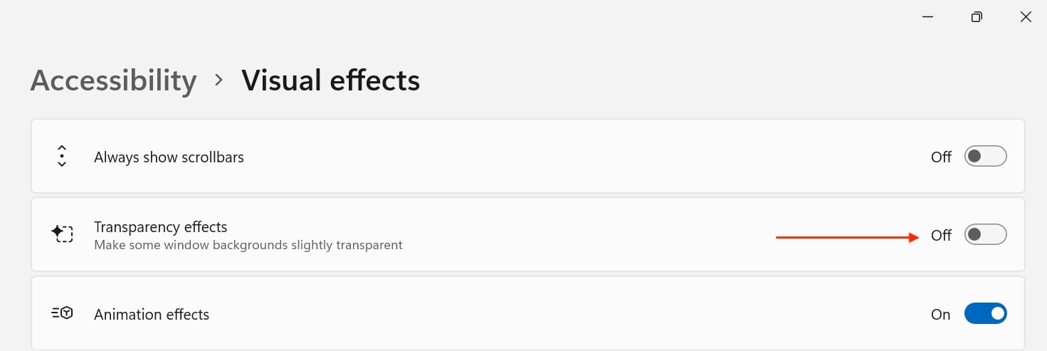 How to Turn Off Transparency Effects in Windows 11 - GeekChamp