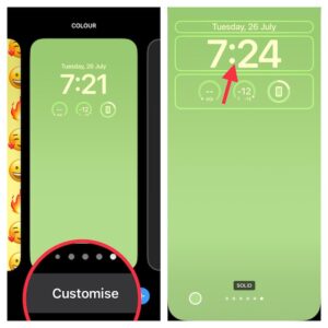 How to Customize Font and Color on iPhone Lock Screen in iOS 18