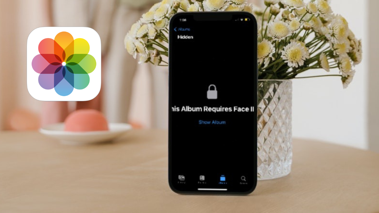 How to Lock Photos with Face ID or Touch ID on iPhone in iOS 17 - GeekChamp