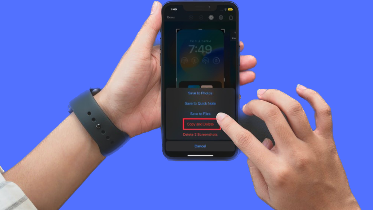 How to Quickly Copy and Delete Screenshots on iPhone in iOS 17 - GeekChamp