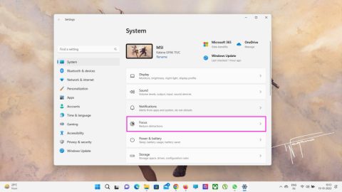 How to Use Focus in Windows 11 - GeekChamp