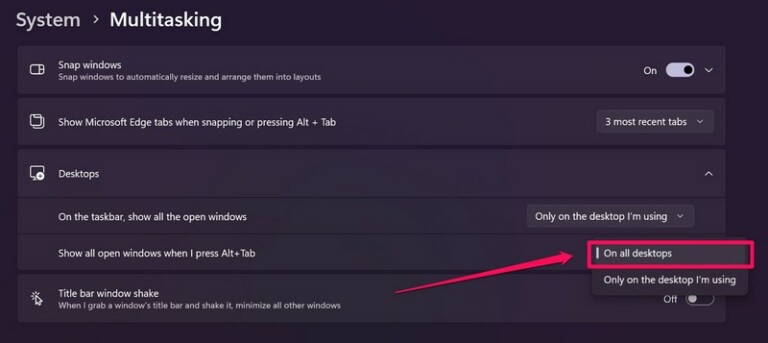 How to Fix Alt + Tab Not Working In Windows 11 - GeekChamp