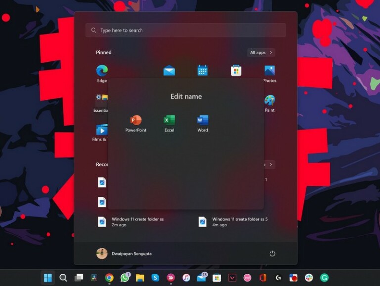 How to Create App Folders In Windows 11 Start Menu