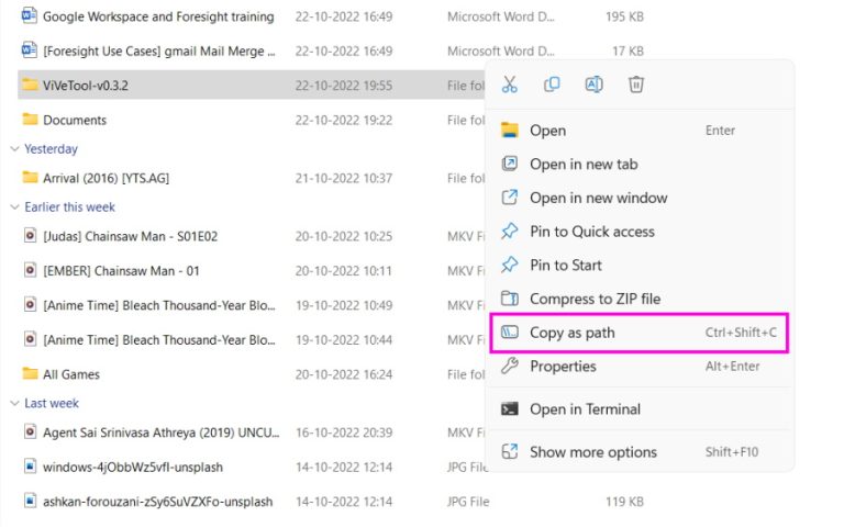 How to Enable and Use Suggested Actions in Windows 11 - GeekChamp
