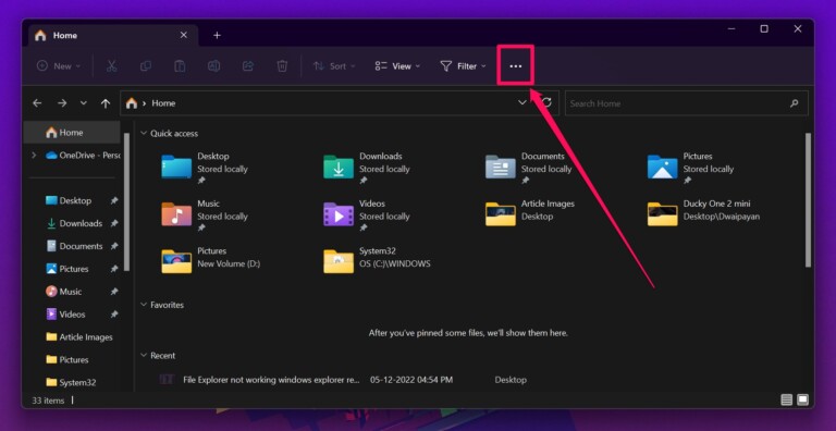 How to Fix File Explorer Tabs Not Showing in Windows 11 - GeekChamp