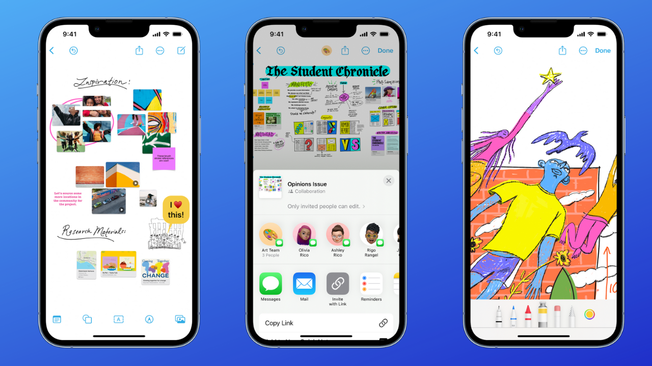 How to Export Freeform Projects into PDFs on iPhone in iOS 17 - GeekChamp