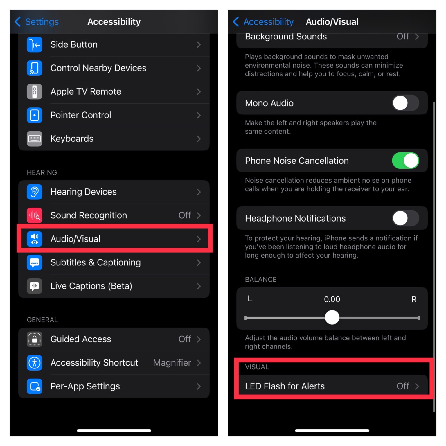 How to Enable LED Flash for Alerts on iPhone in iOS 17 - GeekChamp