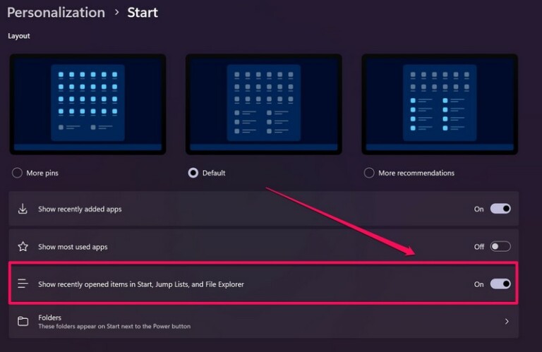 How to Fix Jump Lists Not Working in Windows 11 - GeekChamp