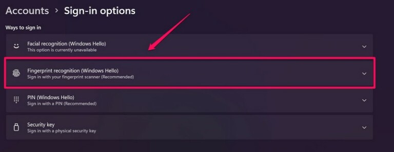 How to Fix Windows Hello Fingerprint Recognition Not Working in Windows ...