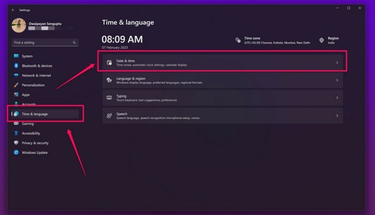 How to Fix Time Sync Not Working in Windows 11 - GeekChamp