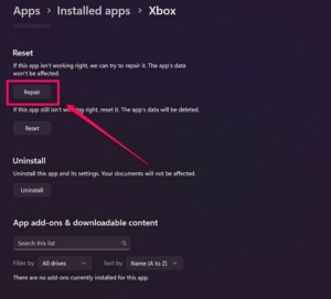 How to Fix Xbox App Not Working in Windows 11 - GeekChamp