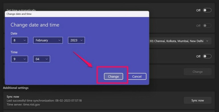 How to Fix Time Sync Not Working in Windows 11 - GeekChamp