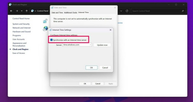 How to Fix Time Sync Not Working in Windows 11 - GeekChamp
