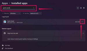 How to Fix Quick Assist Not Working in Windows 11 - GeekChamp