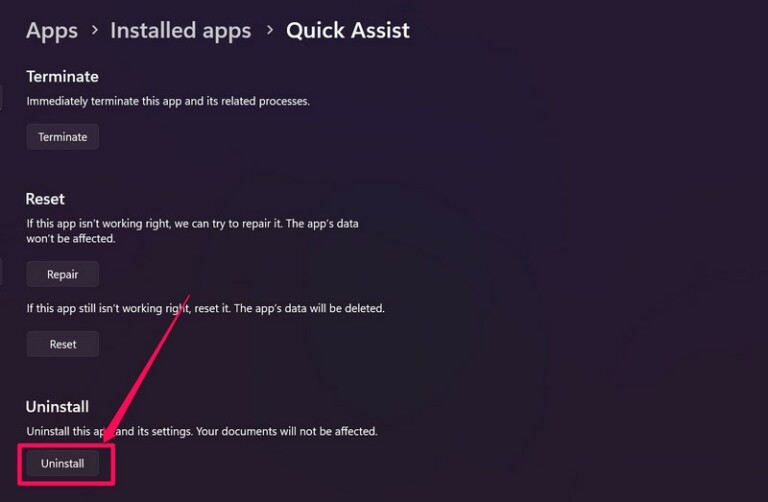 How to Fix Quick Assist Not Working in Windows 11 - GeekChamp