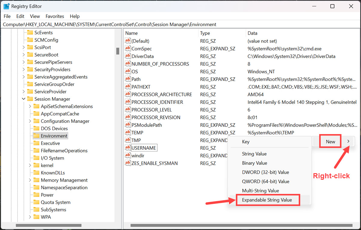 How to Fix Environment Variables Not Working in Windows 11 - GeekChamp