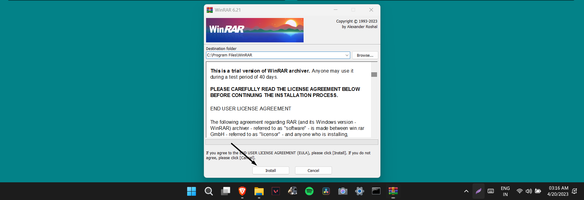 How to Install and Use WinRAR in Windows 11 - GeekChamp