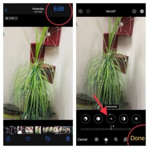 How to Adjust Shadows in Photos on iPhone in iOS 17 - GeekChamp