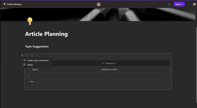 How to Use Microsoft Loop - GeekChamp