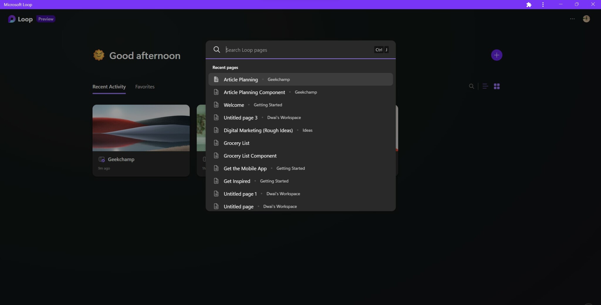 How to Use Microsoft Loop - GeekChamp