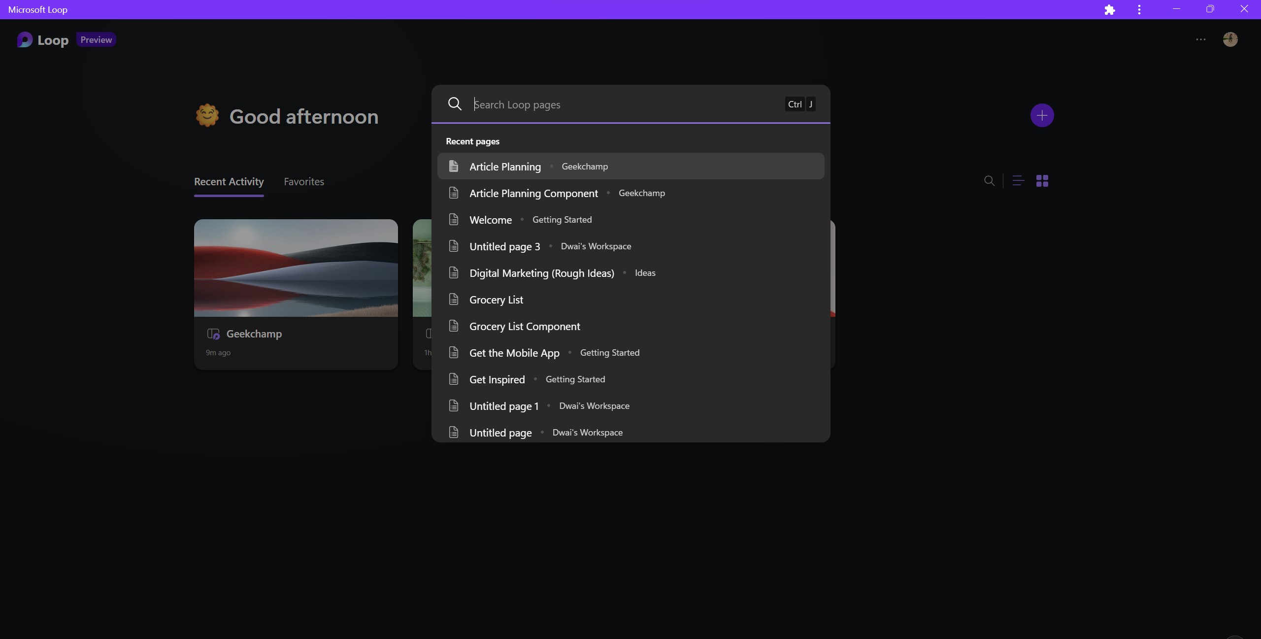 How to Use Microsoft Loop - GeekChamp
