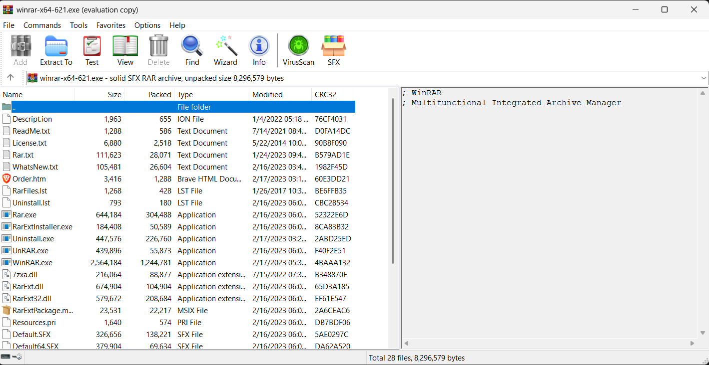 How to Install and Use WinRAR in Windows 11 - GeekChamp