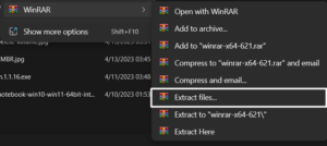 How to Install and Use WinRAR in Windows 11 - GeekChamp