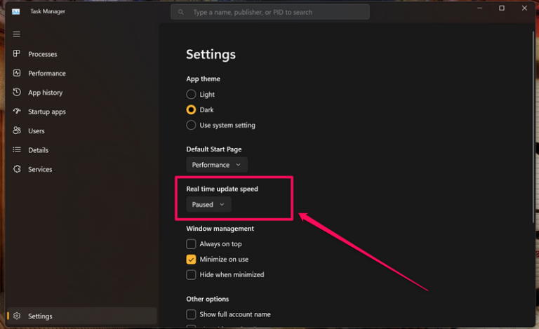 How to Fix Task Manager Performance Tab Not Working in Windows 11 ...