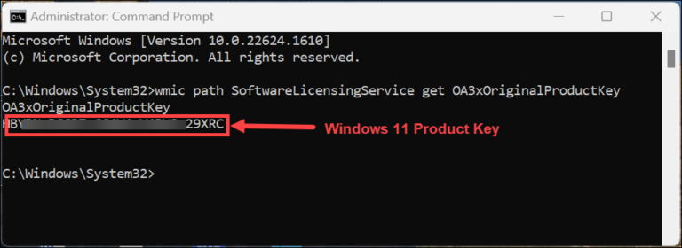 How to Find Windows 11 Product Key - GeekChamp