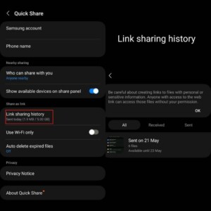 How to Use Quick Share on Samsung Galaxy Smartphones - GeekChamp