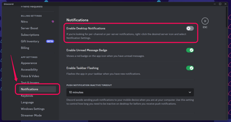 How to Fix Discord Notifications Not Working in Windows 11 - GeekChamp