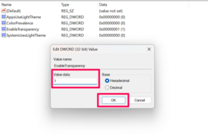 How to Fix Transparency Effects Not Working in Windows 11 - GeekChamp