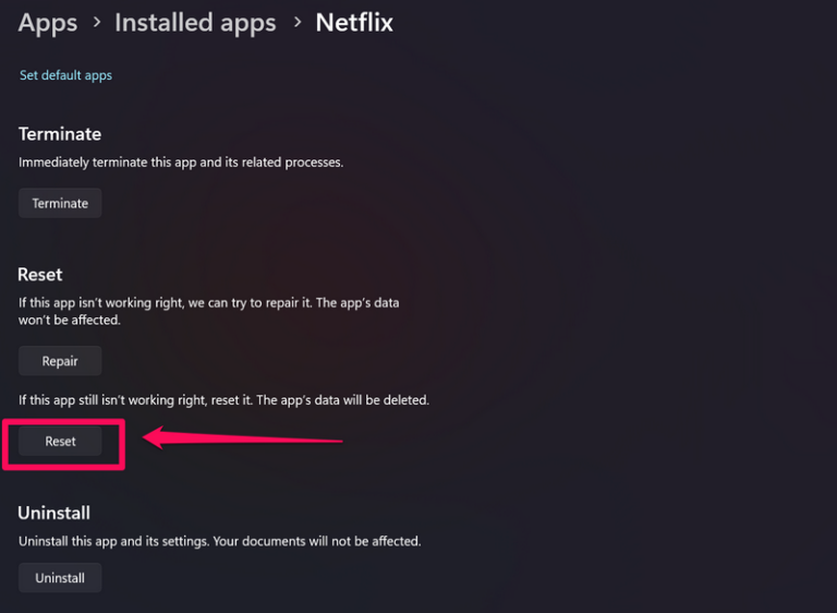 How to Fix Netflix App Not Working in Windows 11 - GeekChamp