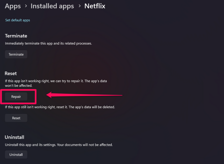 How to Fix Netflix App Not Working in Windows 11 - GeekChamp