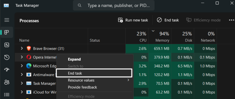 How to Fix Opera Not Working in Windows 11 - GeekChamp