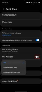 How to Use Quick Share on Samsung Galaxy Smartphones - GeekChamp