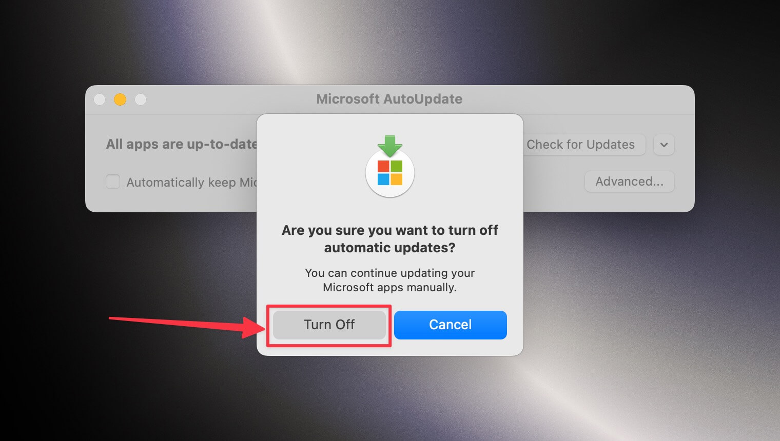 How to Stop Microsoft AutoUpdate on Mac in macOS 14 Sonoma - GeekChamp