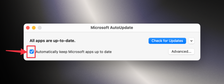 How to Stop Microsoft AutoUpdate on Mac in macOS 14 Sonoma - GeekChamp
