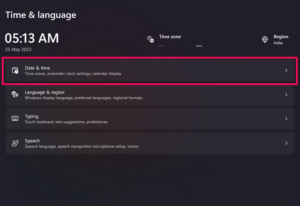 How to Change Date and Time in Windows 11 - GeekChamp