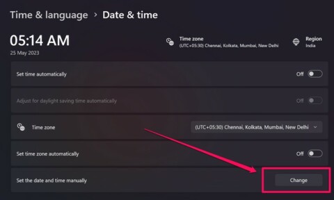 How to Change Date and Time in Windows 11 - GeekChamp