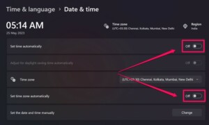 How to Change Date and Time in Windows 11 - GeekChamp