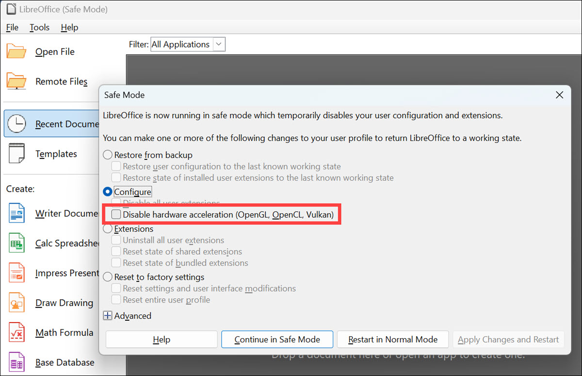 How to Fix LibreOffice Not Working in Windows 11 - GeekChamp