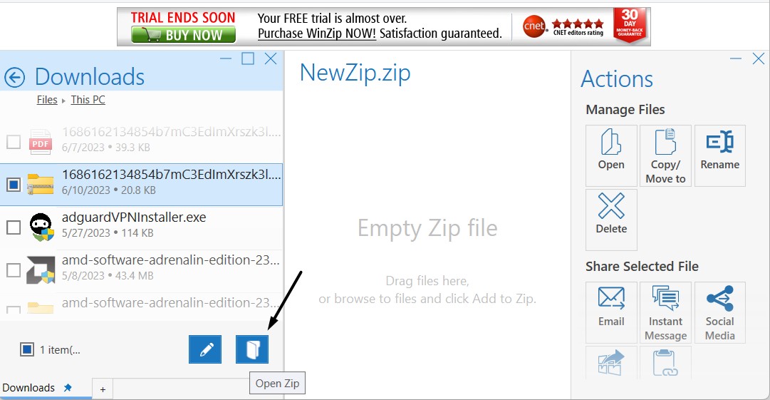 How To Install and Use WinZip on Windows 11 - GeekChamp