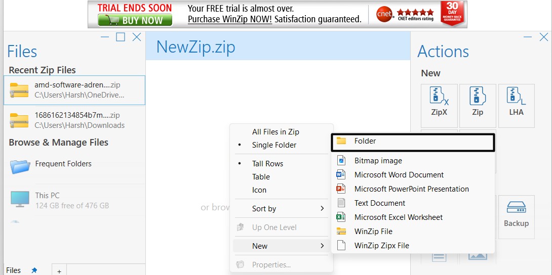 How To Install and Use WinZip on Windows 11 - GeekChamp
