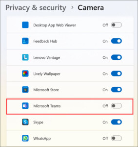 How to Fix Camera Not Working in Microsoft Teams on Windows 11 - GeekChamp