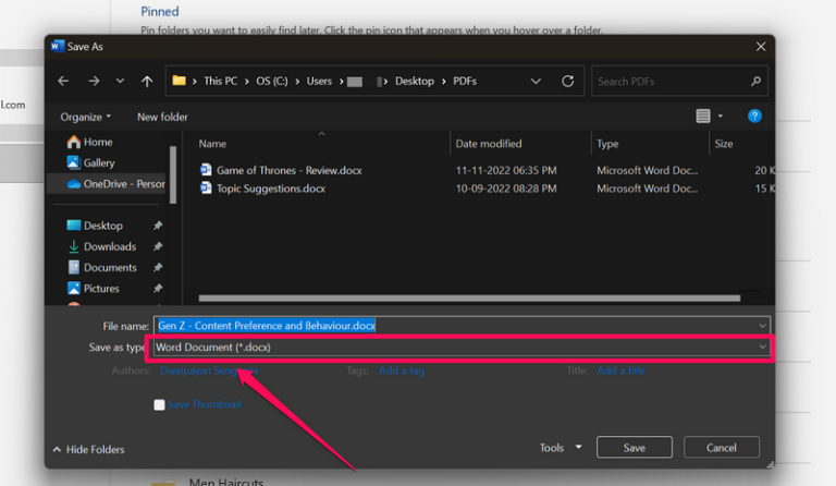 How to Change File Type in Windows 11 - GeekChamp