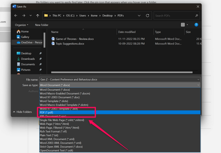 How to Change File Type in Windows 11 - GeekChamp